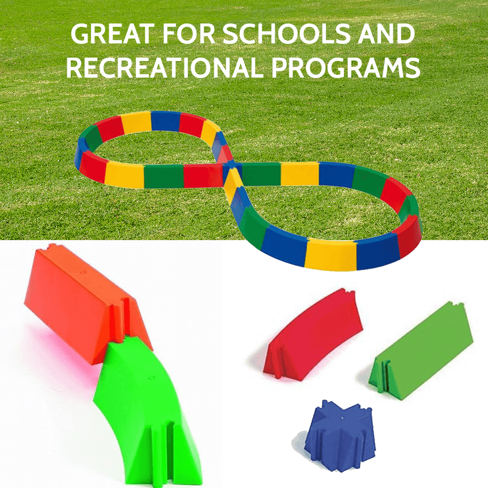 Figure Eight Modular Rainbow Balance Beams — Kids Car Sales