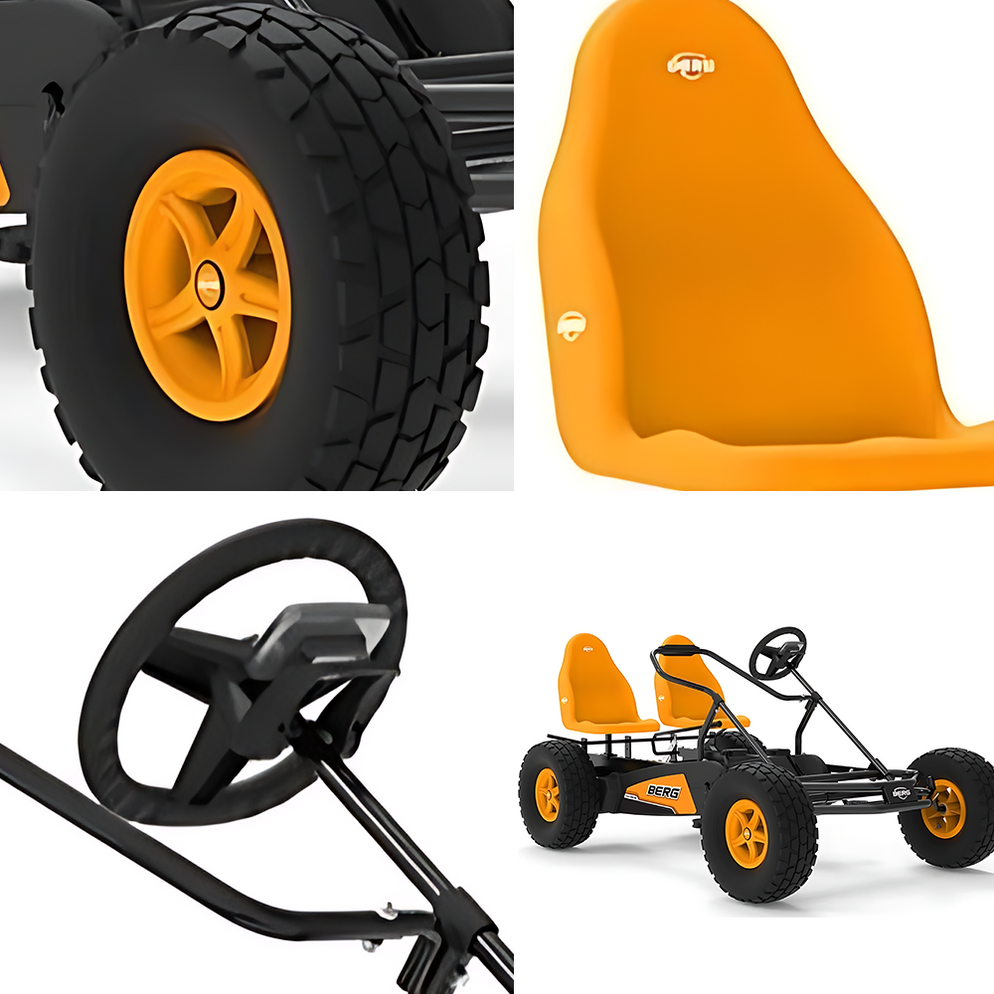 BERG Duo Coaster E-BFR Kids Ride On Pedal Kart — Kids Car Sales