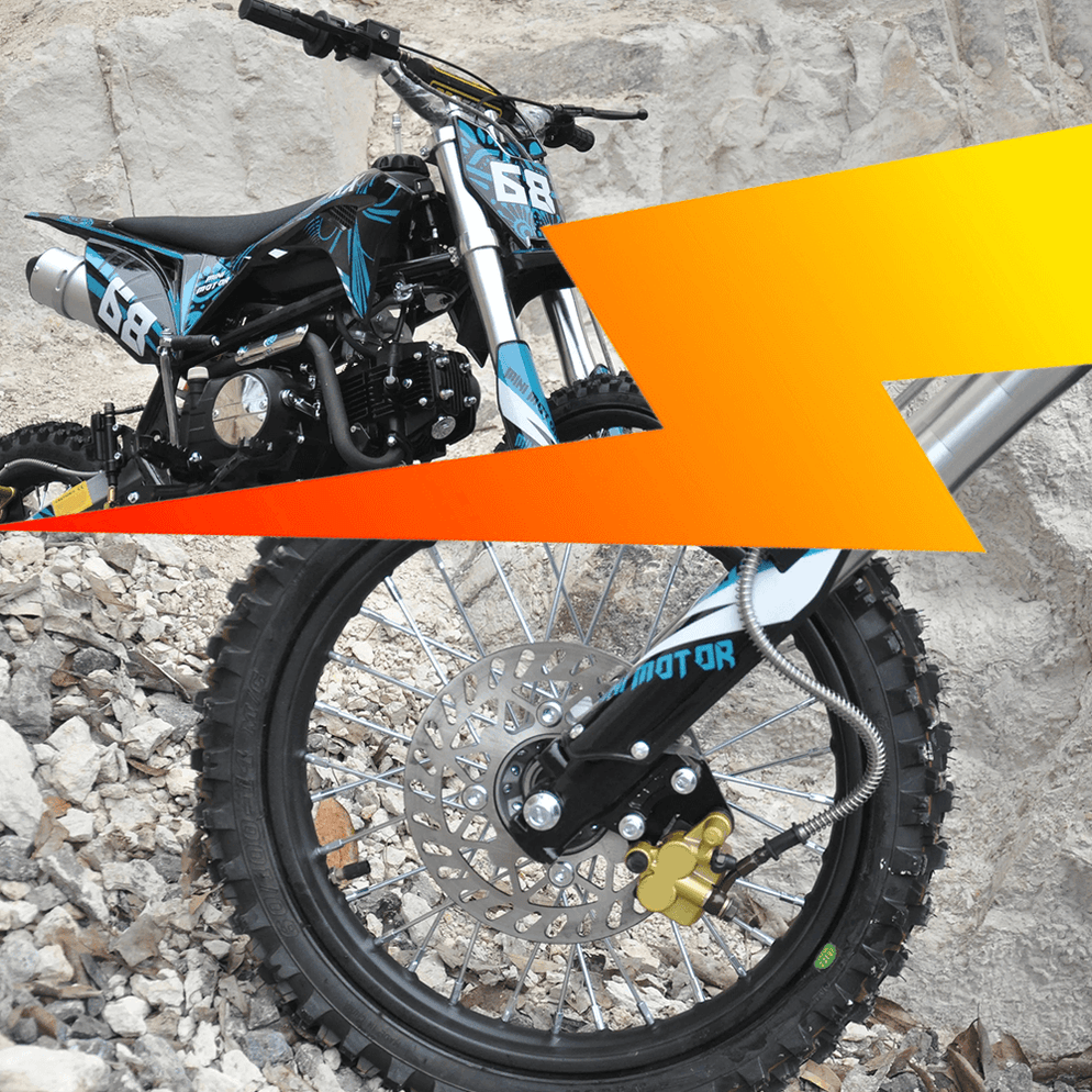 Motoworks 125cc Petrol Powered 4-Stroke 4-Speed Manual Kids Dirt Bike ...