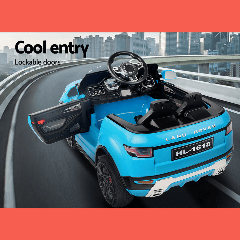 Rigo Kids Electric 12v Ride-On Kids Car with Remote - Blue — Kids Car Sales