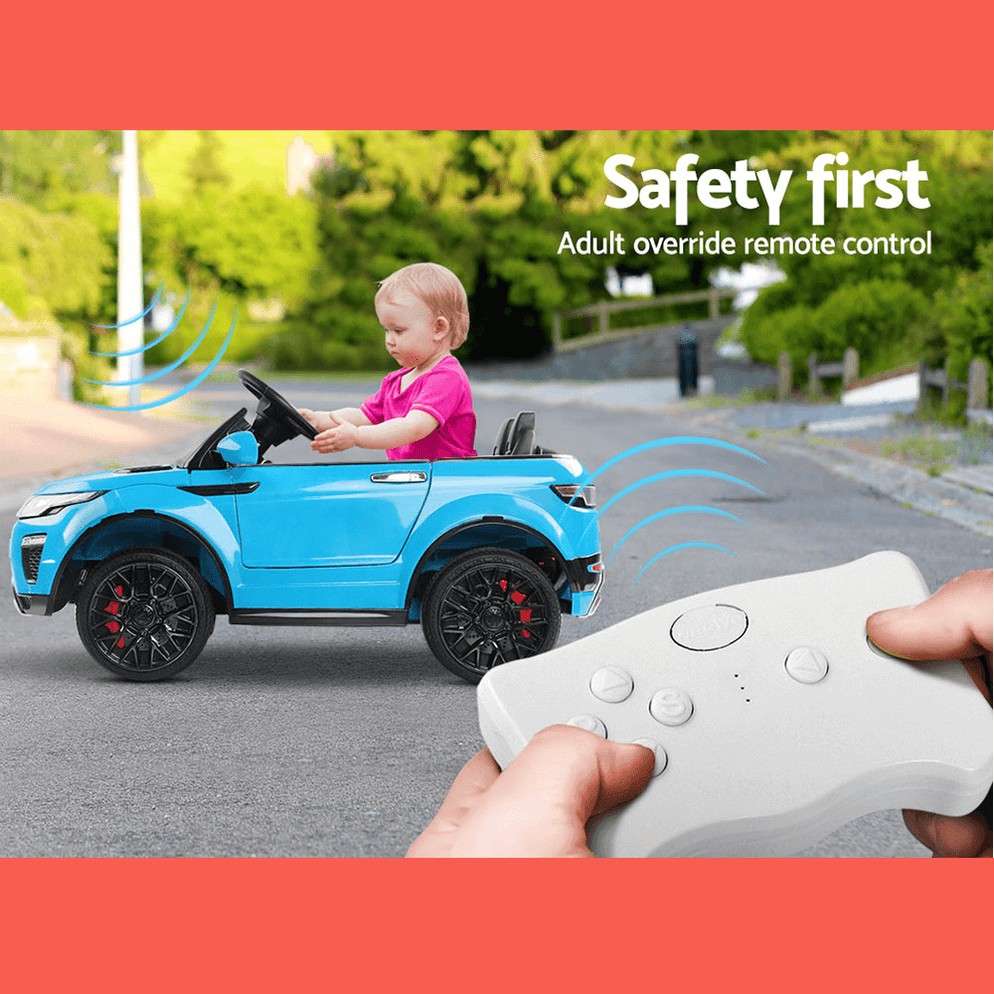 Rigo Kids Electric 12v Ride-On Kids Car with Remote - Blue — Kids Car Sales