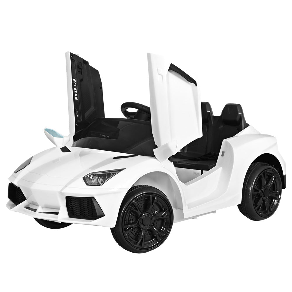 Rigo 12v Electric Kids Ride On Sports Car with Remote - White – Kids ...
