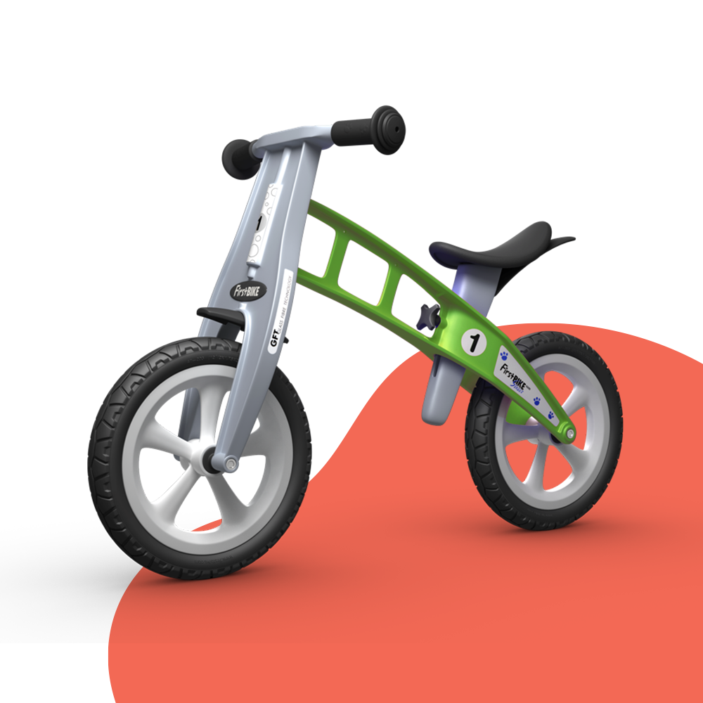 FirstBIKE Lightweight Basic Balance Bike No Brake - Green – Kids Car Sales