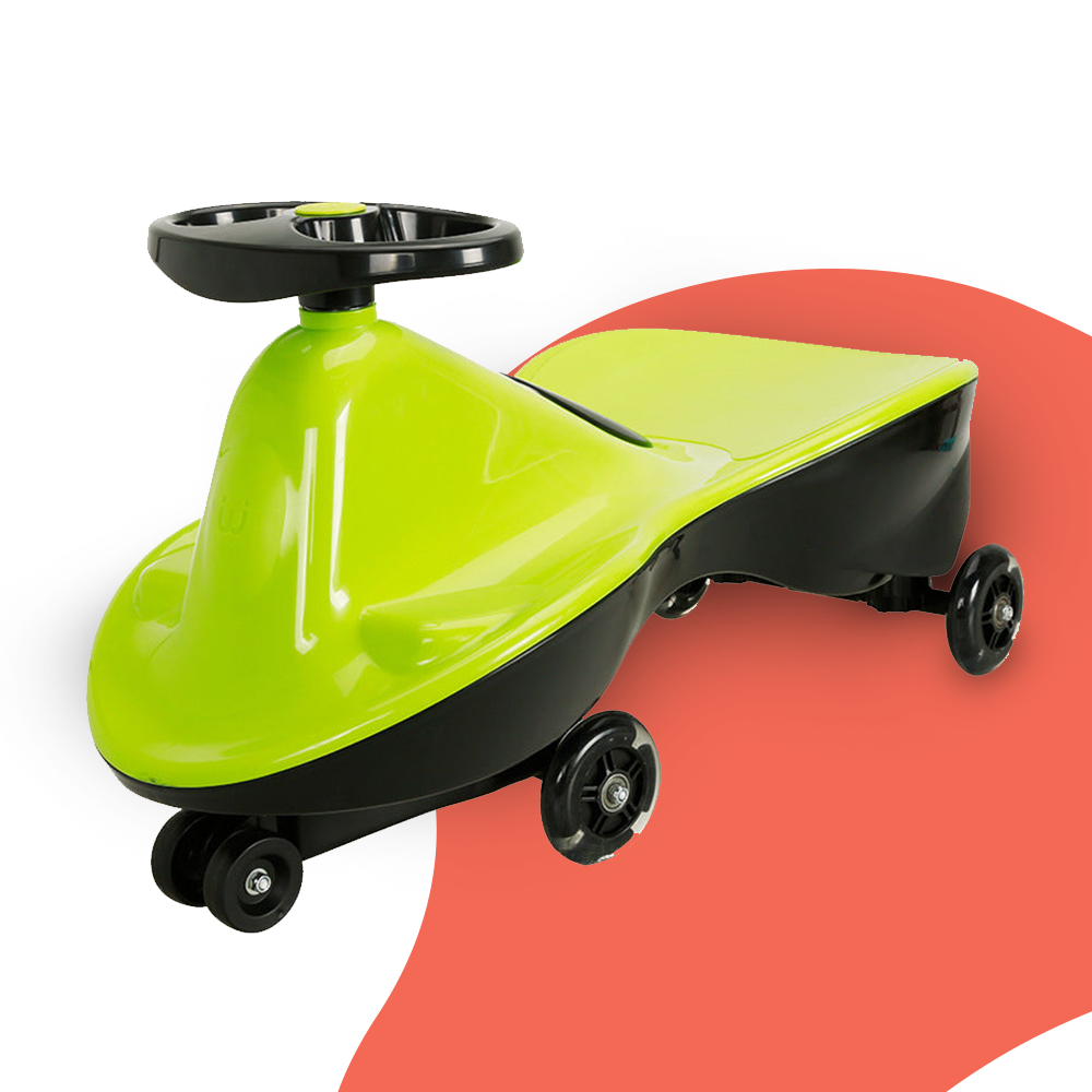 Howawa Italian Design Glide & Twist Kids Ride On Car - Green Black ...