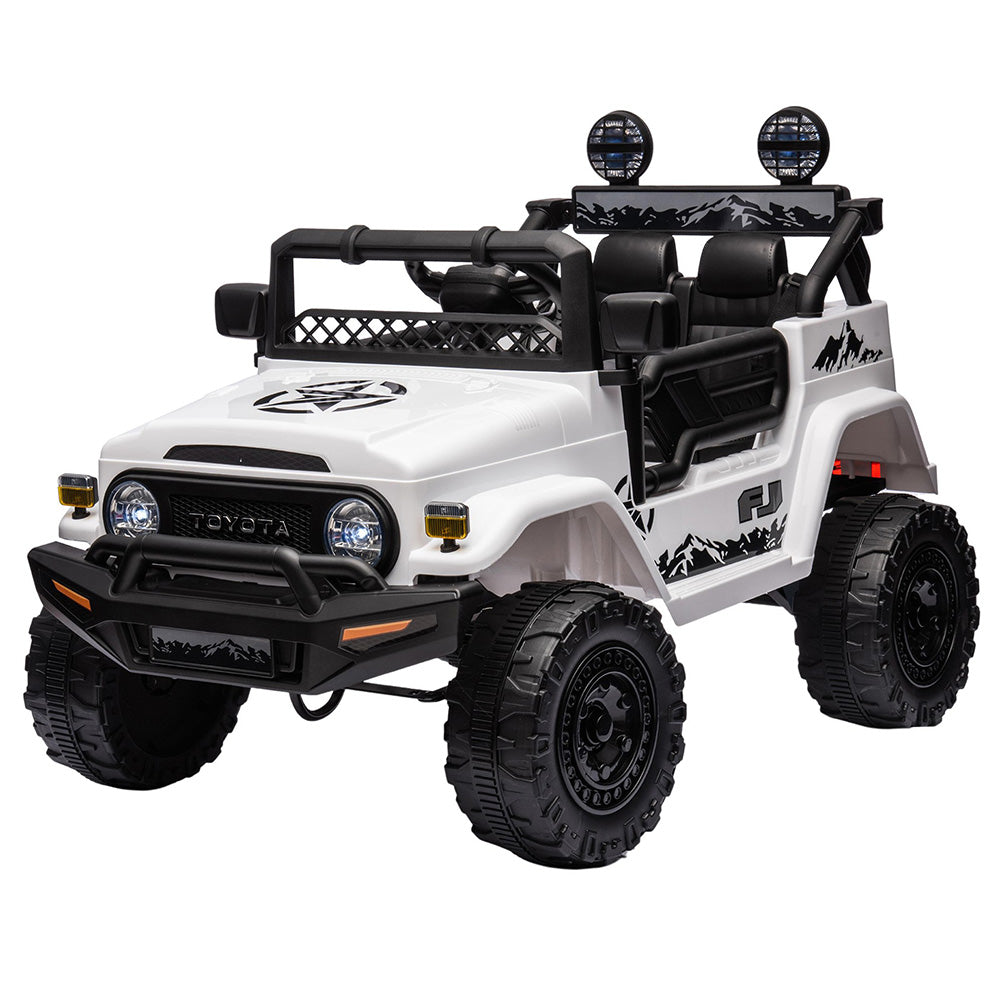 Kahuna Authorized Toyota Electric Kids Ride-on Car Fj Cruiser - White ...