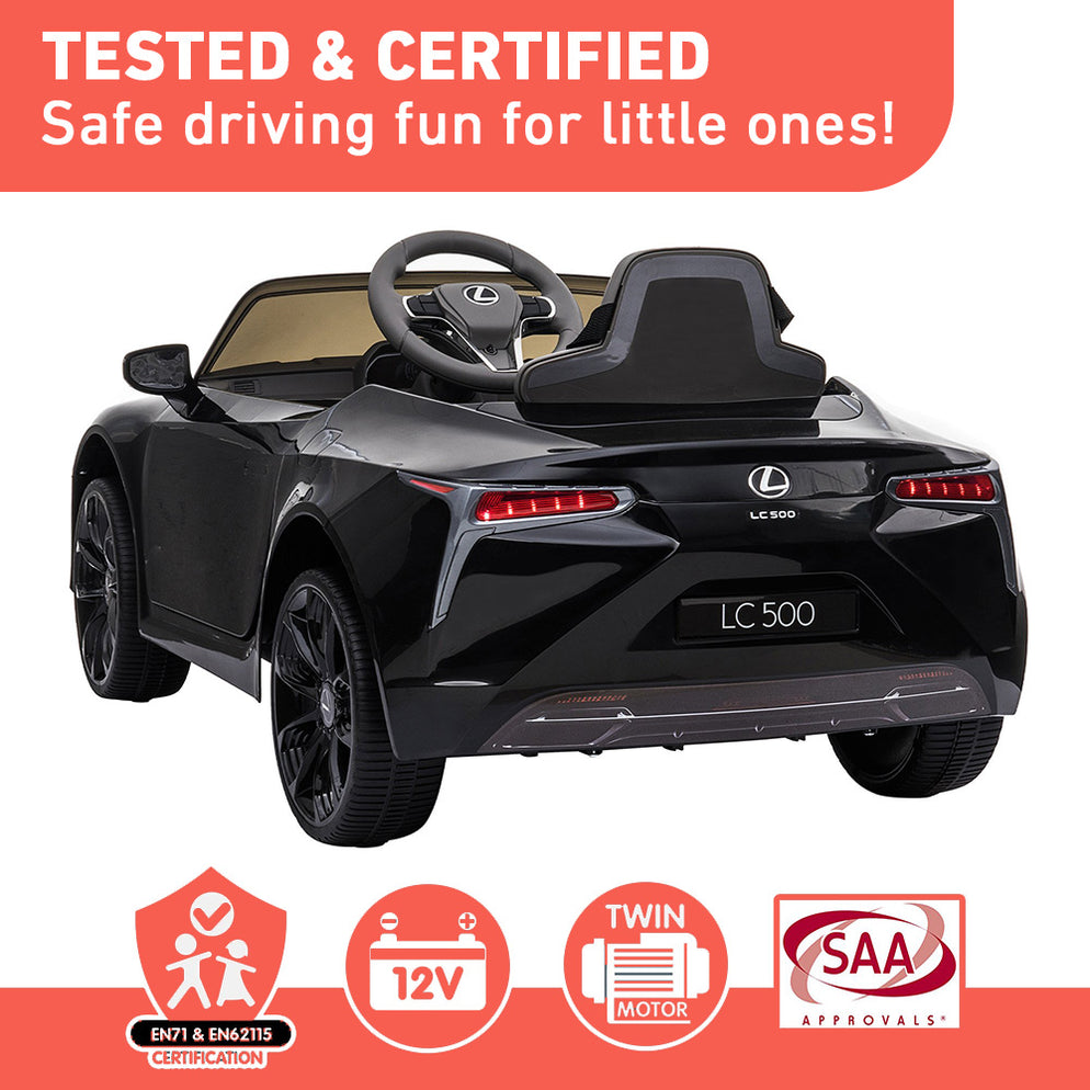 Kahuna Licensed Lexus LC 500 Kids Electric Ride On Car - Black — Kids ...
