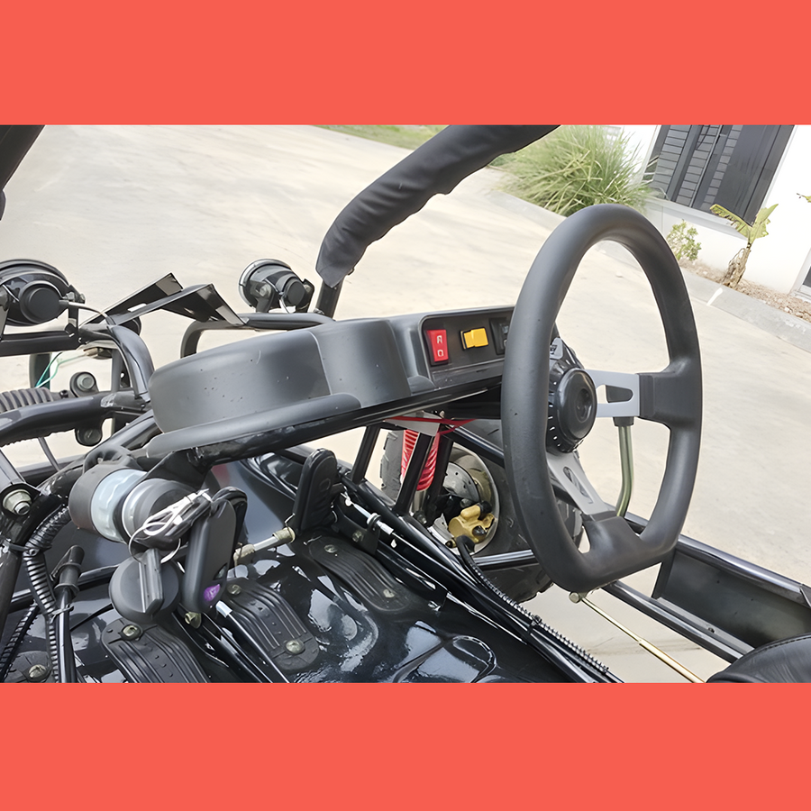 MJM 90cc 2-Seater Offroad Kids ATV Dune Buggy - Black – Kids Car Sales