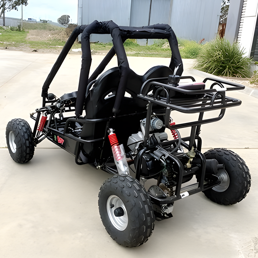 MJM 90cc 2-Seater Offroad Kids ATV Dune Buggy - Black – Kids Car Sales