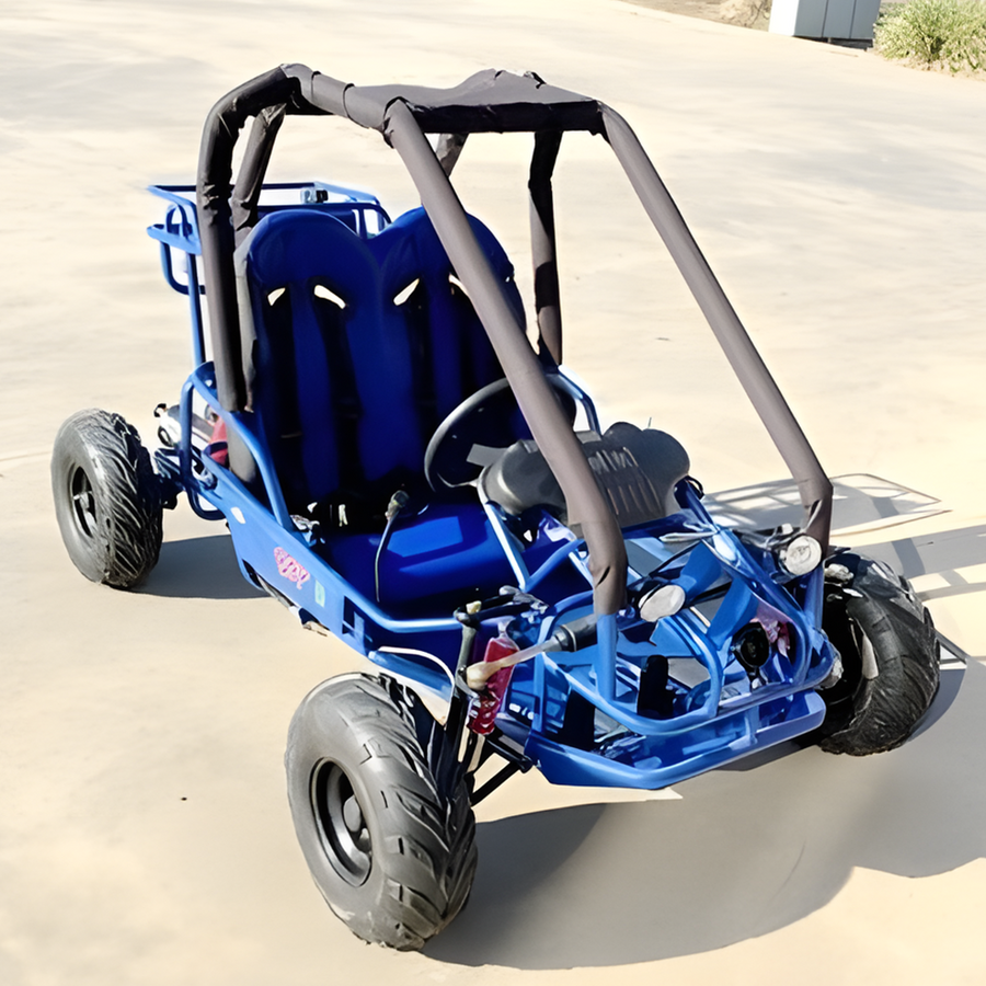 MJM 90cc 2-Seater Offroad Kids ATV Dune Buggy - Blue – Kids Car Sales