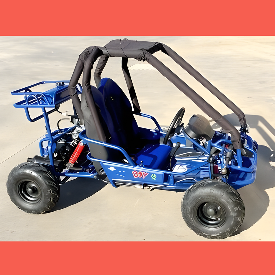 MJM 90cc 2-Seater Offroad Kids ATV Dune Buggy - Blue – Kids Car Sales