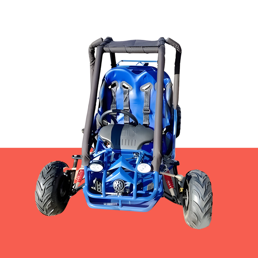 MJM 90cc 2-Seater Offroad Kids ATV Dune Buggy - Blue – Kids Car Sales