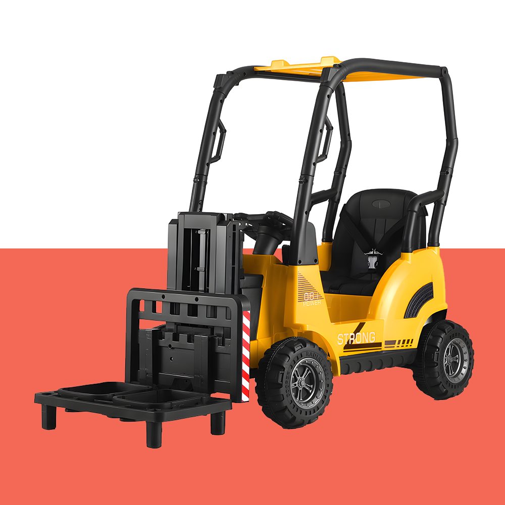 Rigo 12v Kids Electric Forklift Loader Ride On Car with Remote - Yello ...