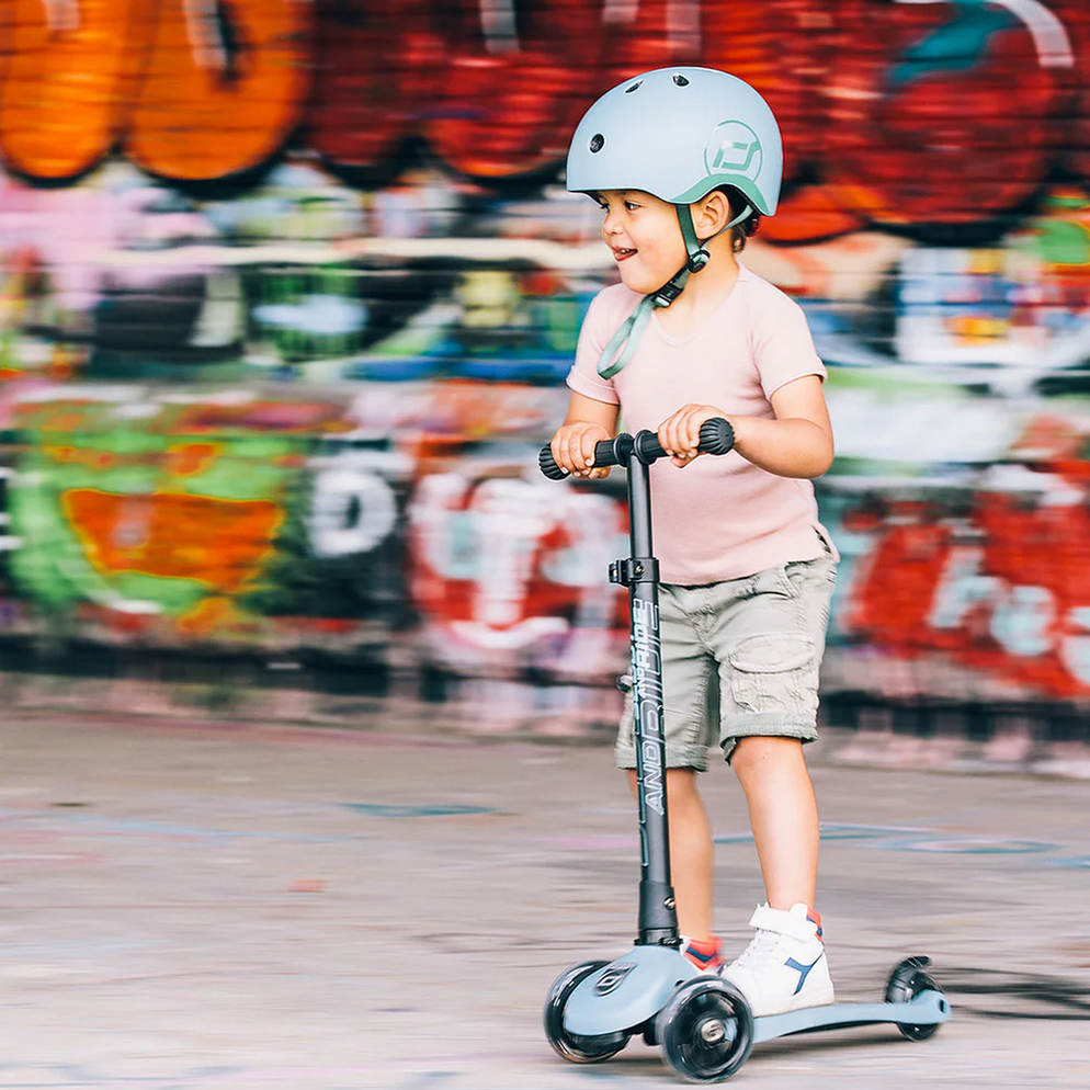 Scoot & Ride Highwaykick 3 Kids LED 3-Wheel Foldable Scooter - Steel ...