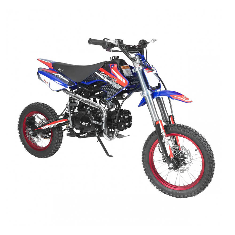 GMX 125cc 4-Stroke Pro Kids Dirt Bike - Blue – Kids Car Sales