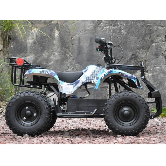 Motoworks 500w 36v Electric Farm Brushless Kids Quad Bike - Blue – Kids ...