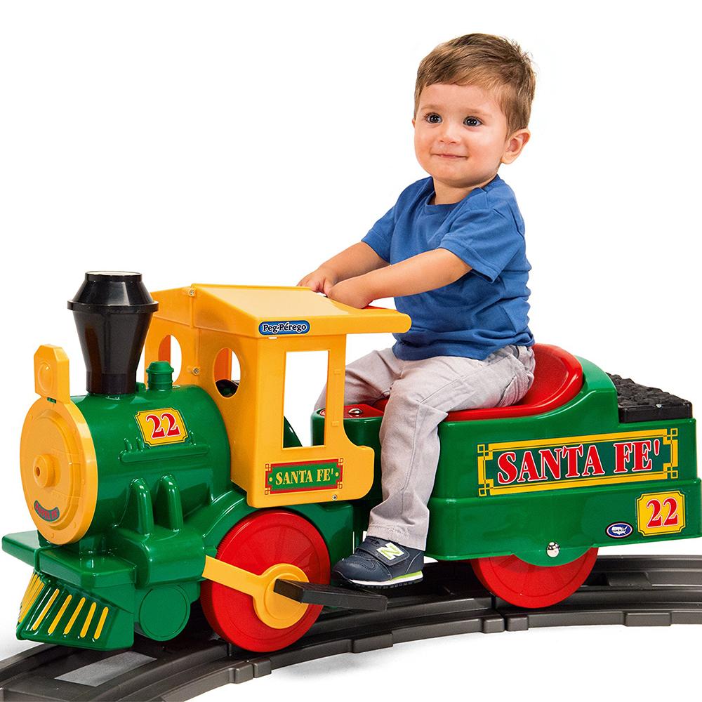 Peg Perego Santa Fe Express 6v Ride-On Kids Train & Track – Kids Car Sales